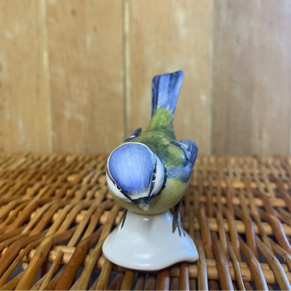 Goebel | Other | Vintage Goebel Blue Eurasian Titmouse Bird Figurine ...